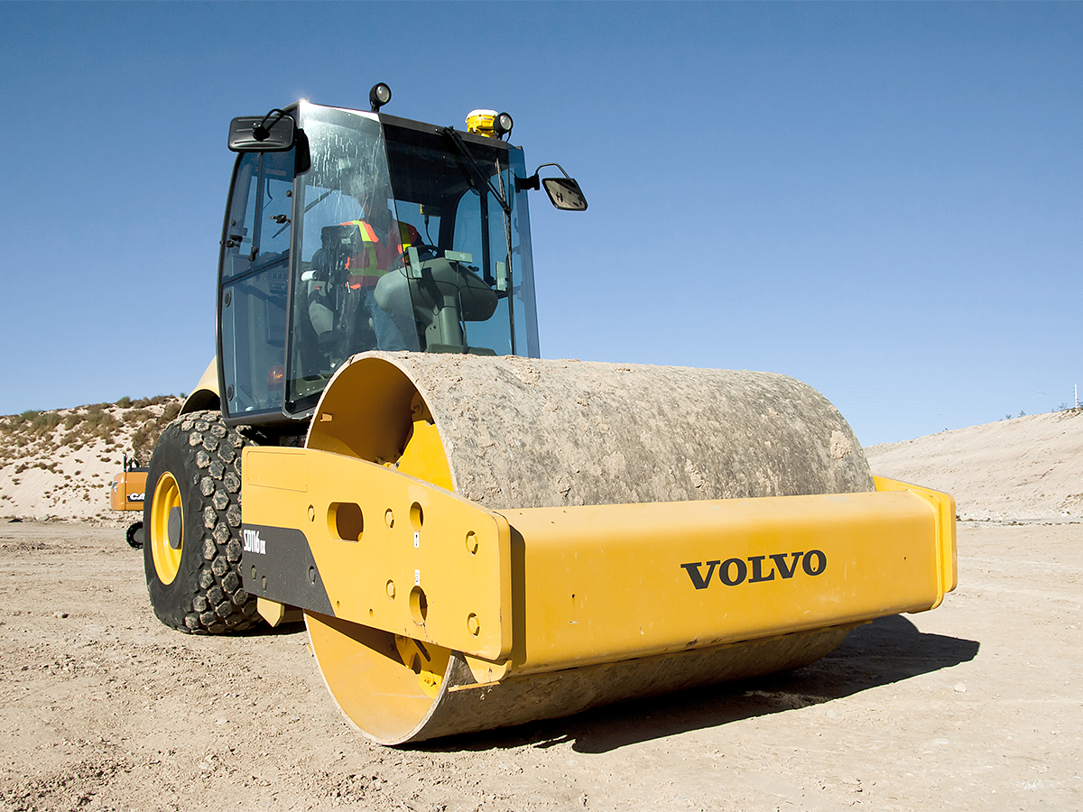 Trimble 3D-Maschinensteuerung Walzen